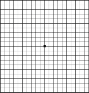 Teste de AMSLER - Visão em dia