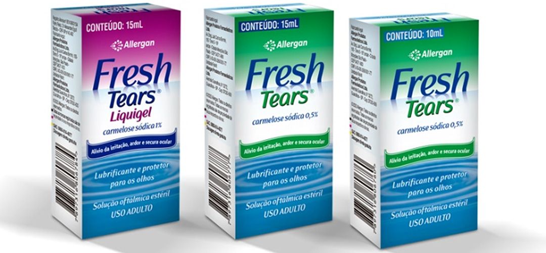 Atualização nas embalagens de Fresh Tears® - Visão em dia